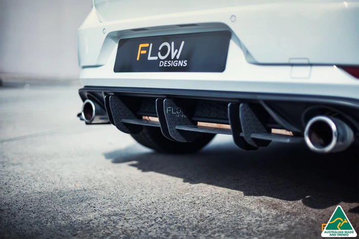 Flow Designs - Rear Diffuser Volkswagen Golf GTI Mk7.5 | Royal Body Kits