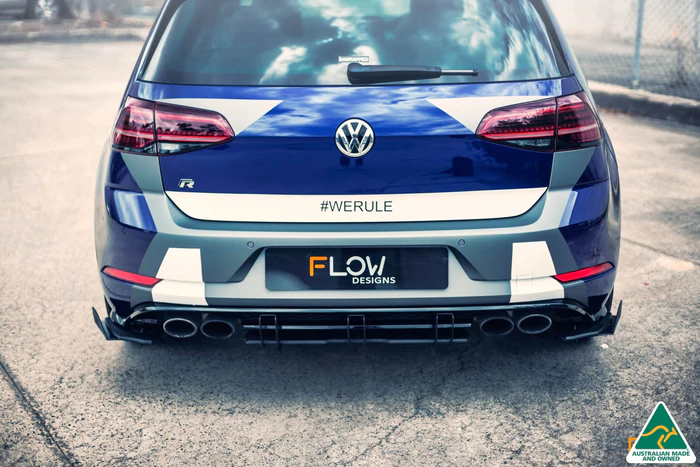 Flow Designs - Rear Diffuser Volkswagen Golf R Mk7.5 | Royal Body Kits