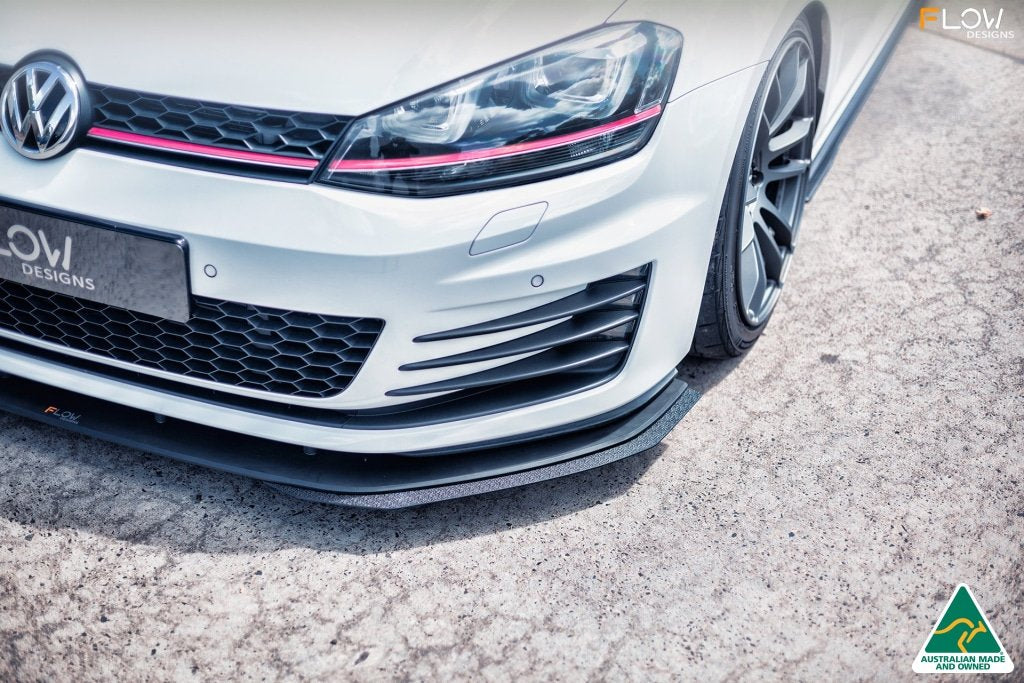 Flow Designs - Front Splitter Volkswagen Golf GTI Mk7 | Royal Body Kits
