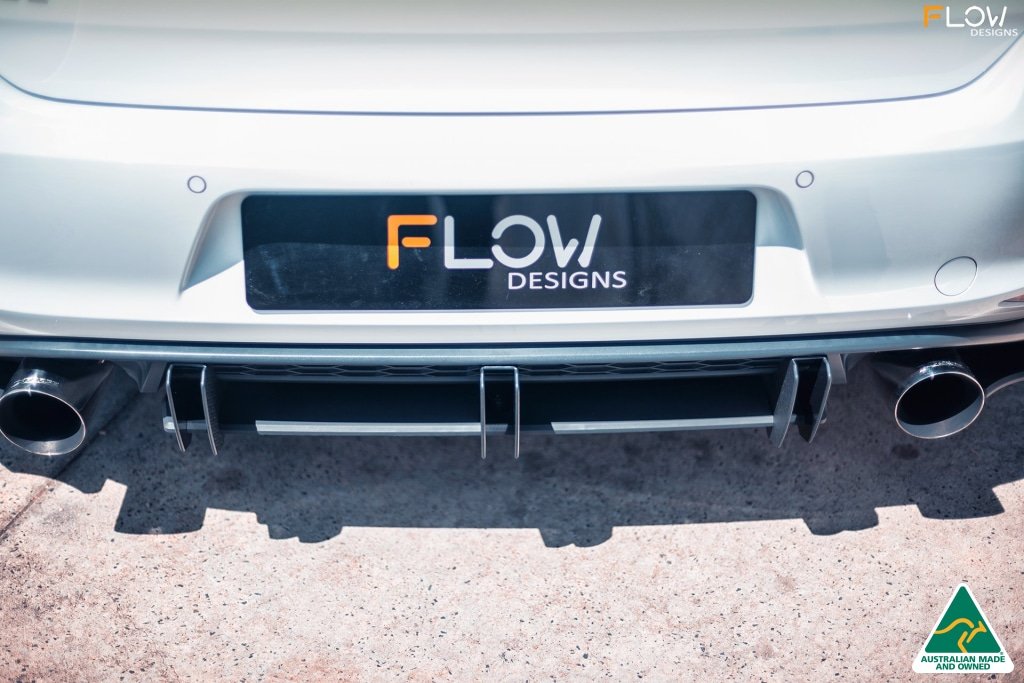 Flow Designs - Rear Diffuser Volkswagen Golf GTI Mk7 | Royal Body Kits
