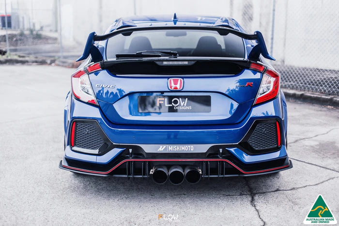 Flow Designs - Rear Diffuser Honda Civic Type R FK8 | Royal Body Kits