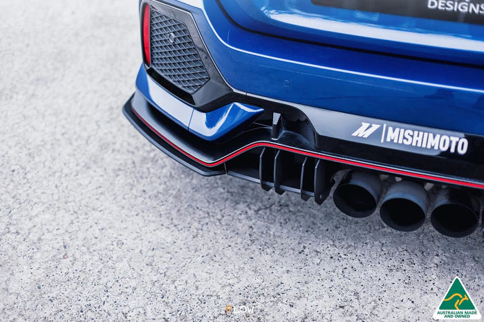 Flow Designs - Rear Diffuser Honda Civic Type R FK8 | Royal Body Kits