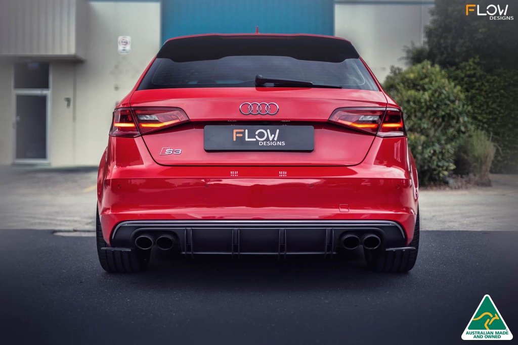 Flow Designs - Rear Diffuser Audi S3 Sportback 8V | Royal Body Kits