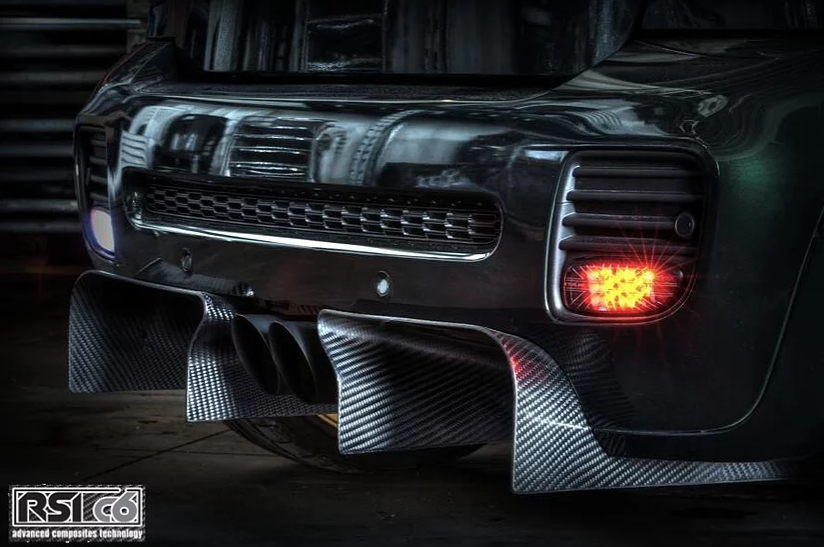 RSI c6 - Rear Diffuser Mini R53/R56/R57/R58 | Royal Body Kits