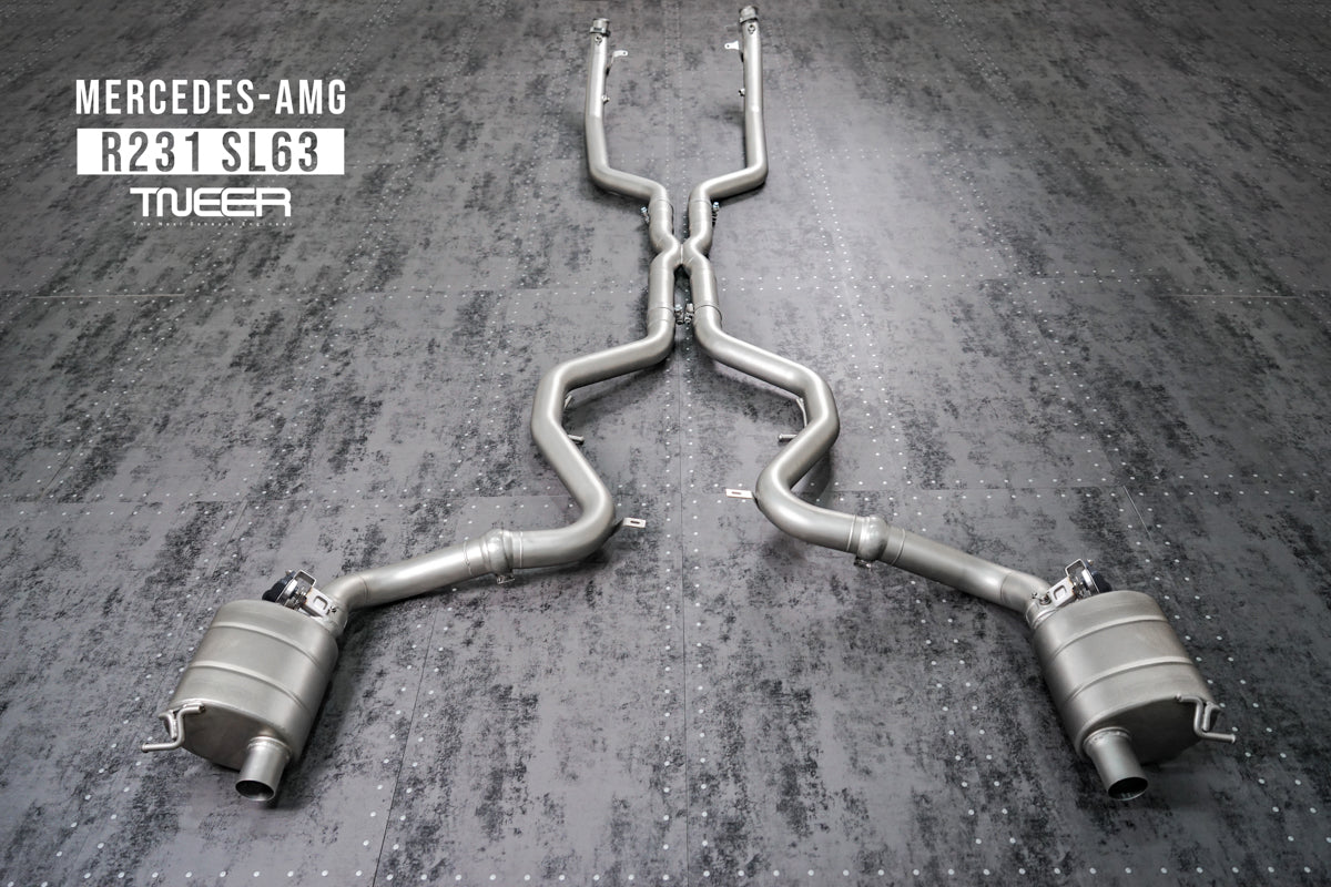 TNEER - Exhaust System Mercedes Benz SL63 AMG R231 | Royal Body Kits