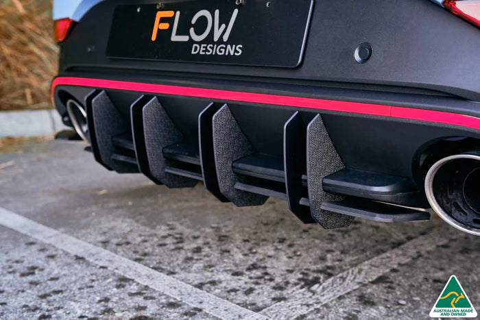 Flow Designs - Rear Diffuser Hyundai i30N Hatchback Mk3 (Facelift ...