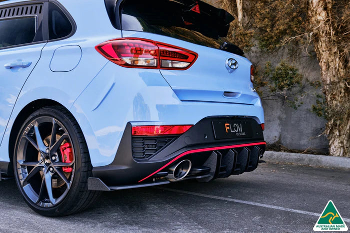 Flow Designs - Rear Diffuser Hyundai i30N Hatchback Mk3 (Facelift ...