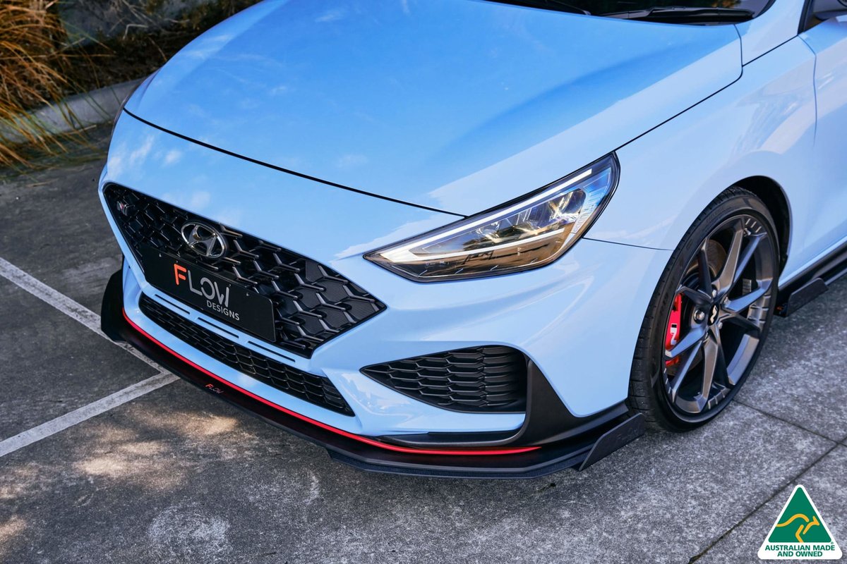 Flow Designs - Front Splitter Hyundai I30N Hatchback MK3 (Facelift ...