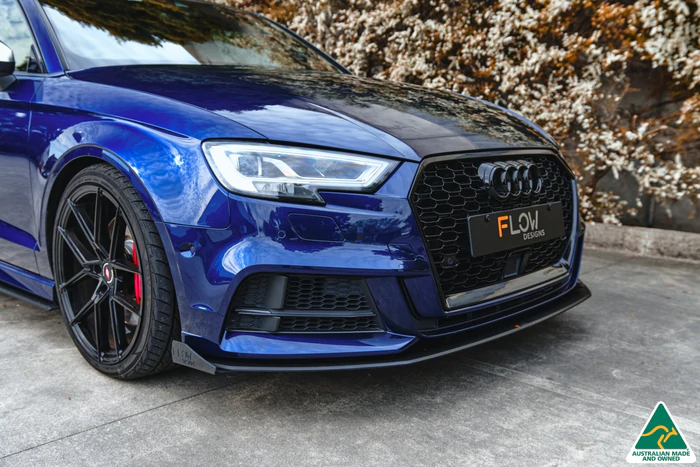 Flow Designs - Front Splitter Audi S3 8V Sedan (Facelift) | Royal Body Kits