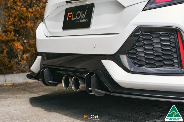 Flow Designs - Rear Diffuser Honda Civic RS FK4/FK7 Hatchback (Pre ...