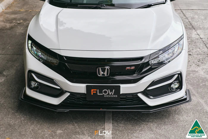 Flow Designs - Front Splitter Honda Civic RS FK4/FK7 Hatchback ...