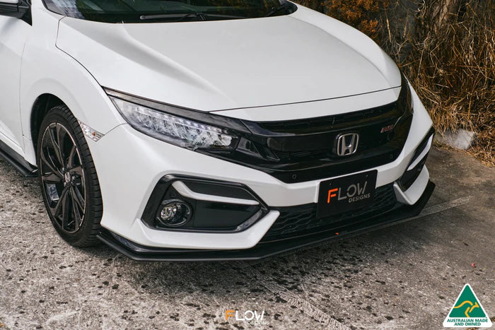 Flow Designs - Front Splitter Honda Civic RS FK4/FK7 Hatchback ...