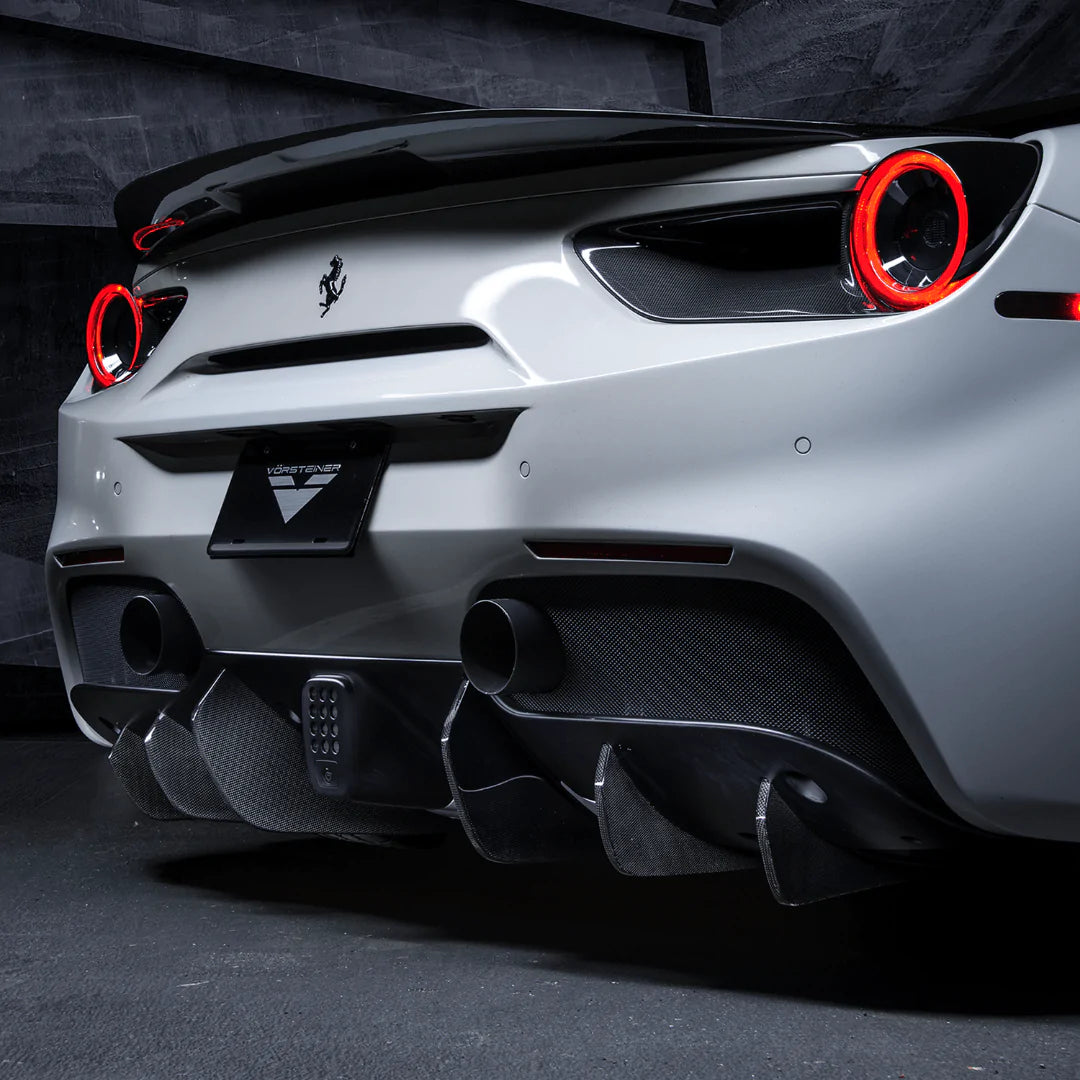 Vorsteiner - Rear Diffuser Fins Ferrari F488 | Royal Body Kits