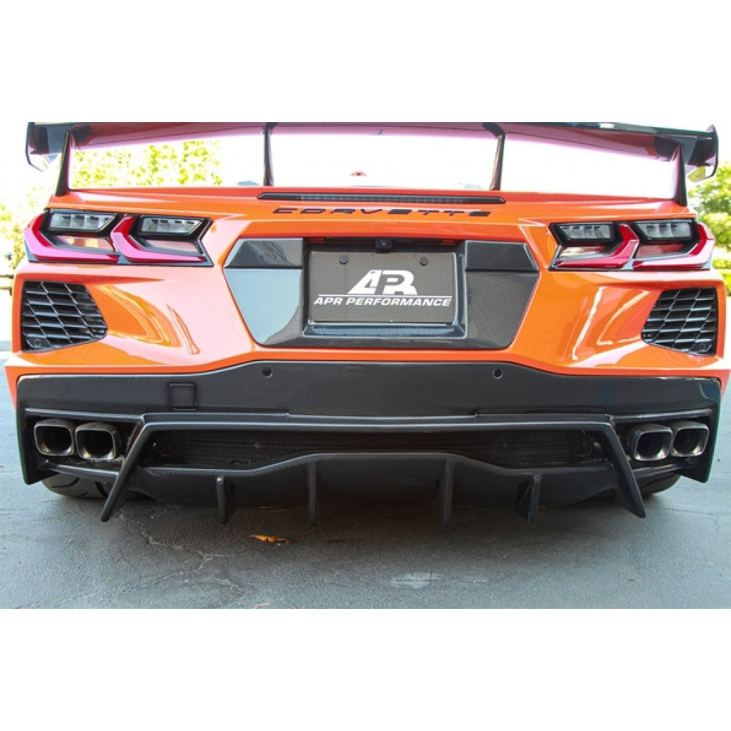 APR Performance - License Plate Backing Chevrolet Corvette C8 | Royal ...