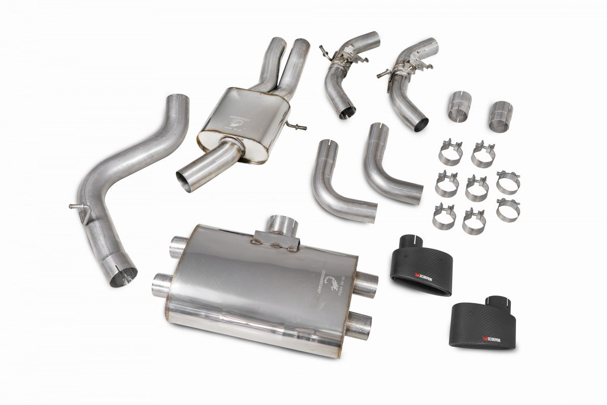 Scorpion Exhaust - Valved Cat-Back System Audi RS3 8V Sportback ...