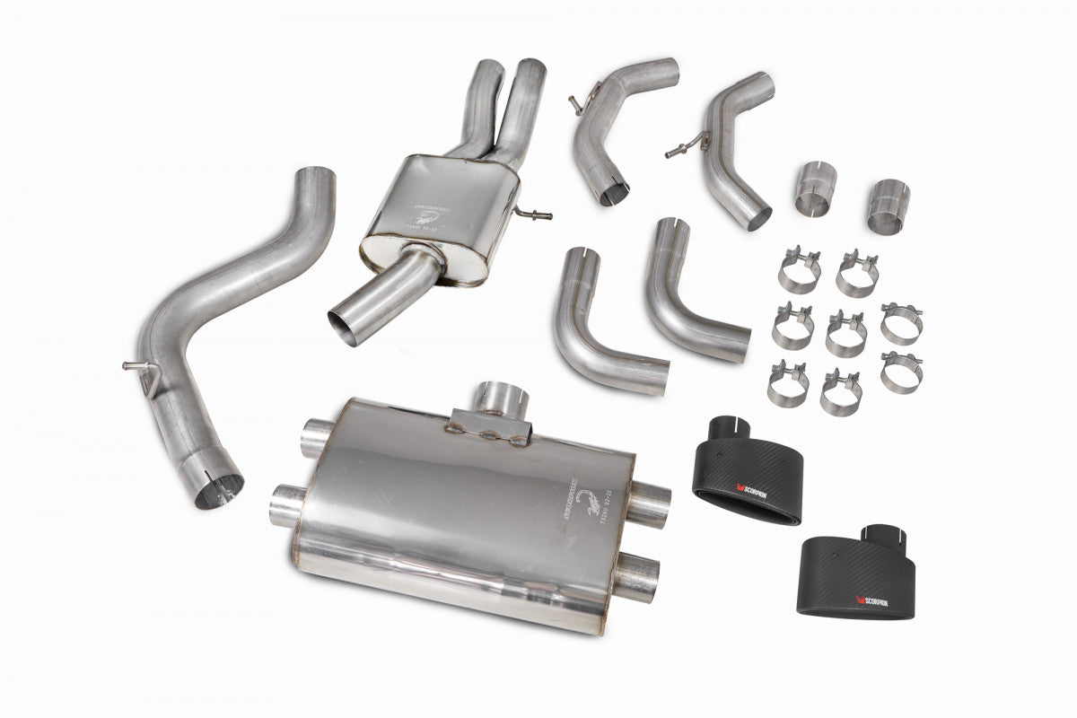 Scorpion Exhaust - Non-Valved Cat-Back System Audi RS3 8V Sportback ...