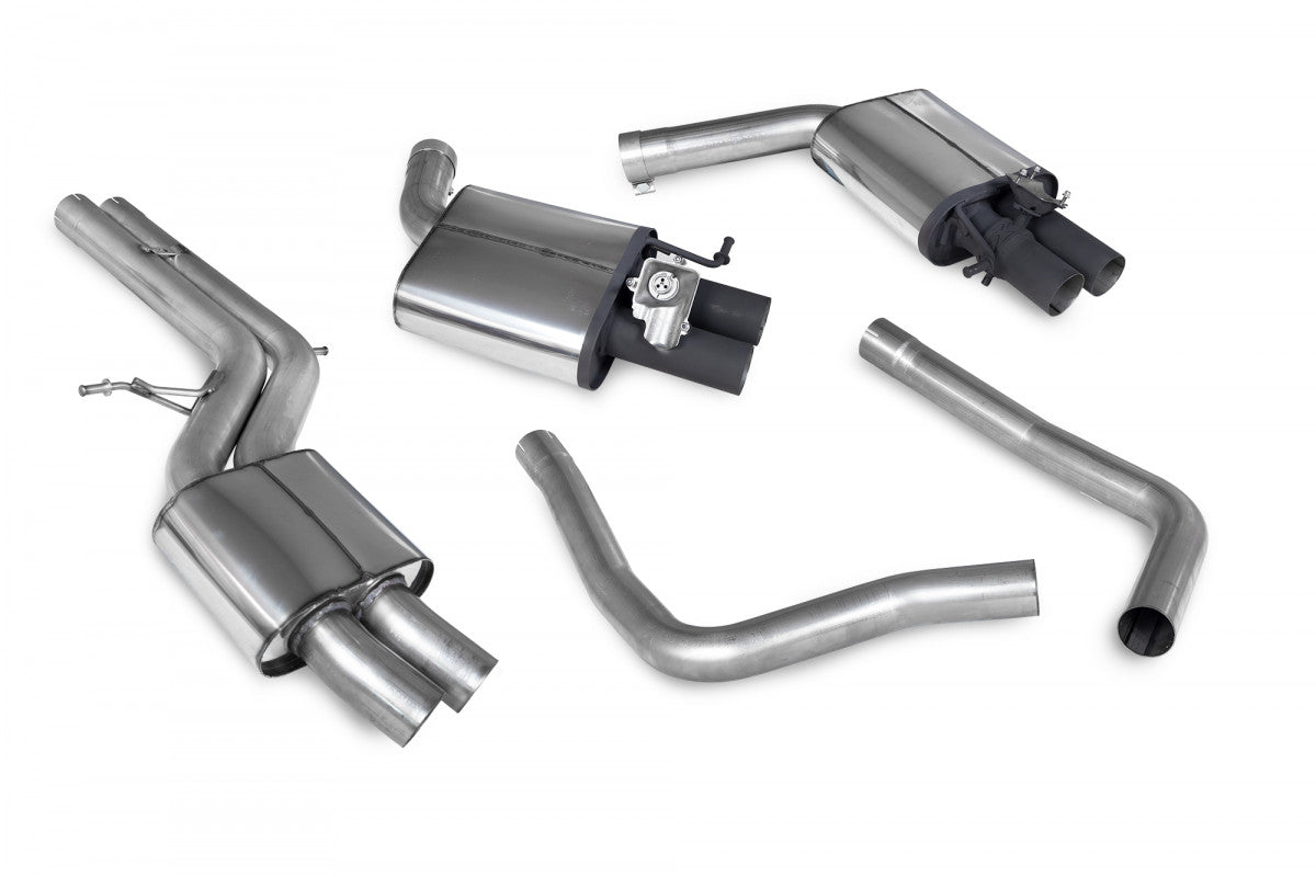 Scorpion Exhaust - Valved Half System Audi RS7 C7 4.0 TFSI Biturbo ...