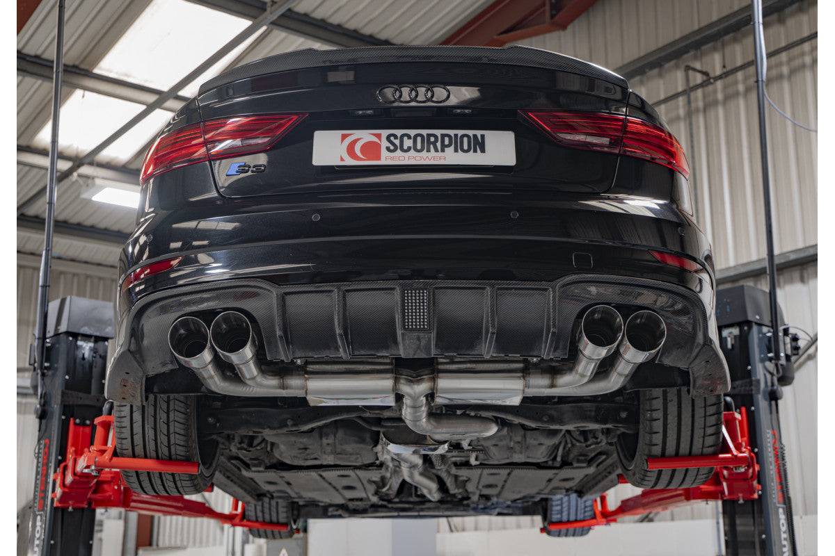 Scorpion Exhaust - Non-Valved Cat-Back System Audi S3 2.0T 8V Pre ...