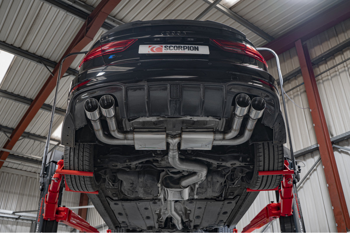Scorpion Exhaust - Non-Valved Cat-Back System Audi S3 2.0T 8V Pre ...