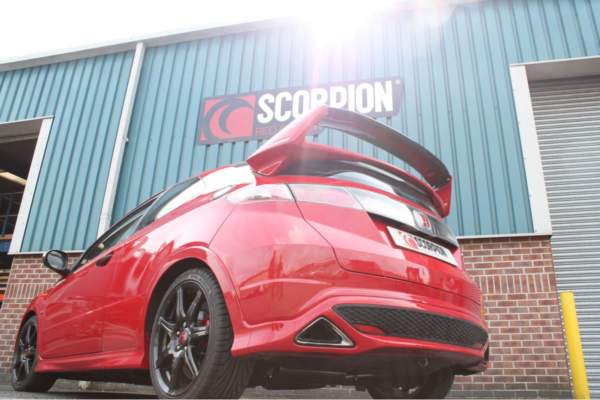 Scorpion Exhaust - Resonated Cat-Back System Honda Civic Type R FN2 ...