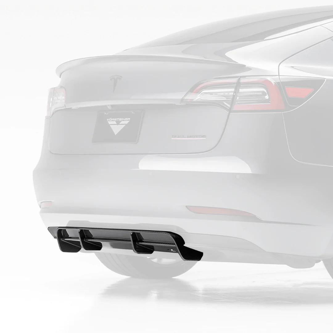Vorsteiner - Rear Diffuser Aero Tesla Model 3 | Royal Body Kits
