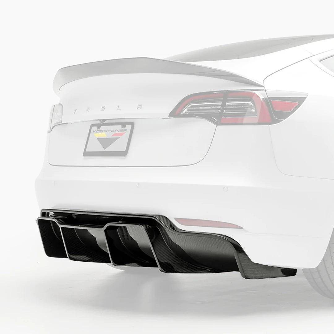 Vorsteiner - Rear Diffuser Track Edition Tesla Model 3 | Royal Body Kits