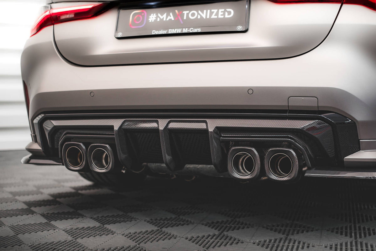 Maxton Design - Carbon Fiber Rear Diffuser BMW M4 G82 / M3 G80 | Royal ...