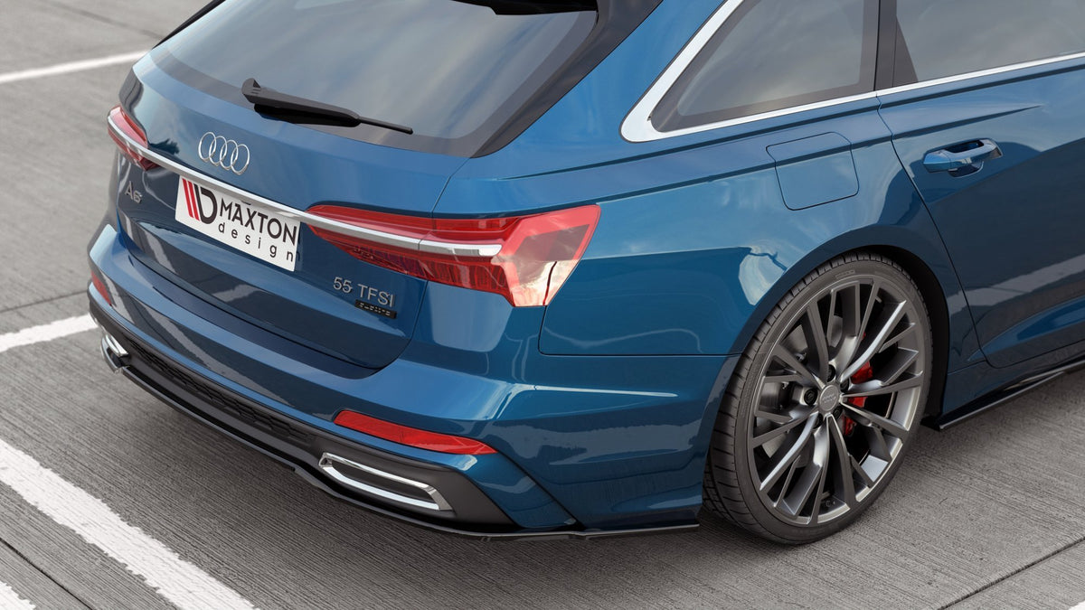 Maxton Design - Rear Splitter (without vertical bars) Audi A6 S-Line C8 ...