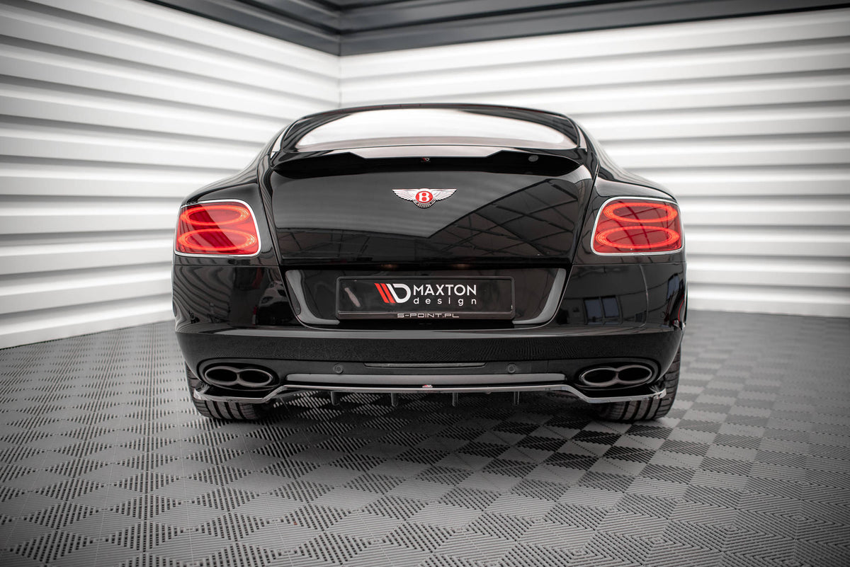 Maxton Design - Central Rear Splitter (with Vertical Bars) Bentley ...