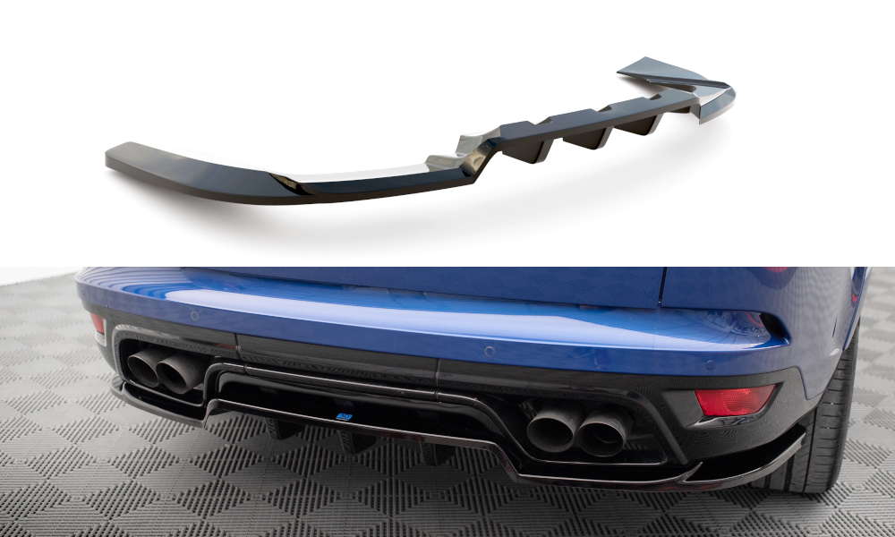 Maxton Design - Central Rear Splitter (with Vertical Bars) Range Rover ...