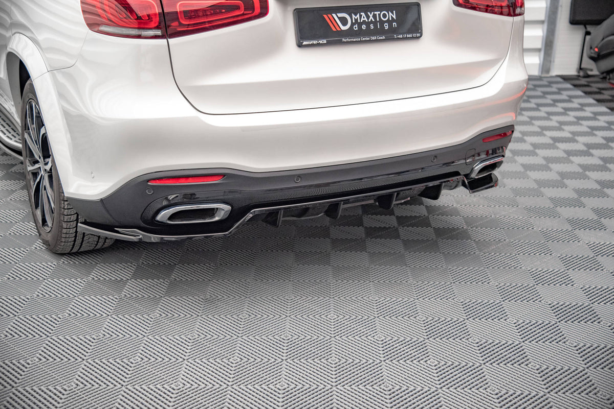 Maxton Design - Central Rear Splitter (with Vertical Bars) Mercedes ...