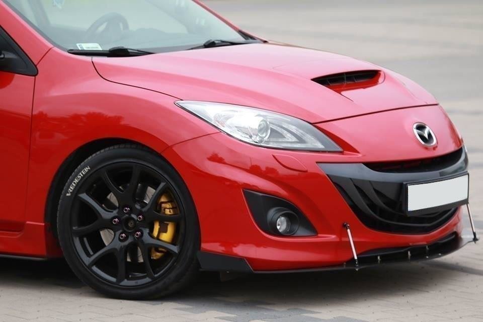 Maxton Design - Racing Front Splitter Mazda 3 MK2 MPS | Royal Body Kits