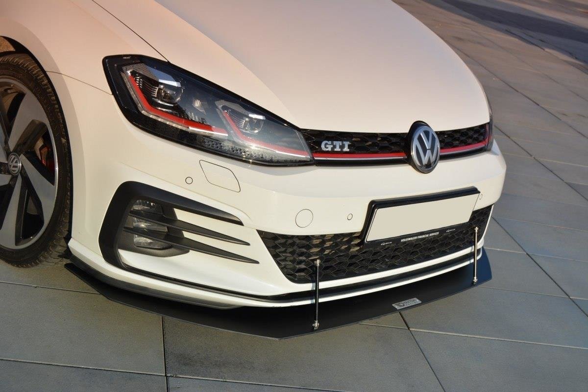 Maxton Design - Racing Front Splitter V.1 Volkswagen Golf GTI MK7.5 ...