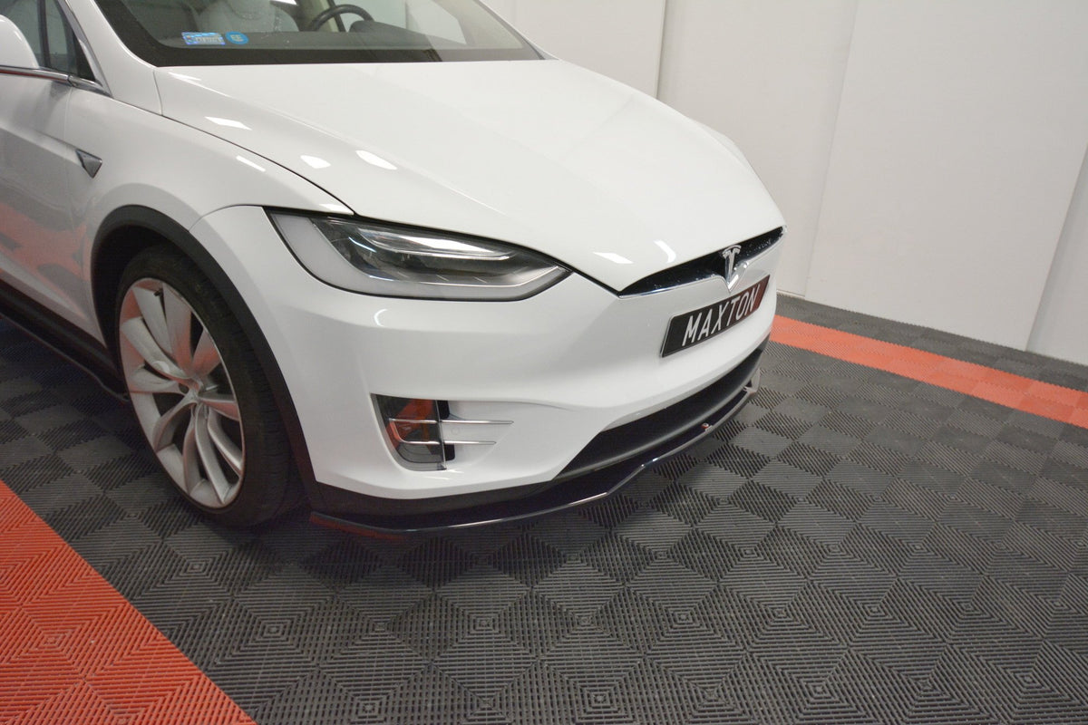 Maxton Design - Front Splitter V.2 Tesla Model X | Royal Body Kits