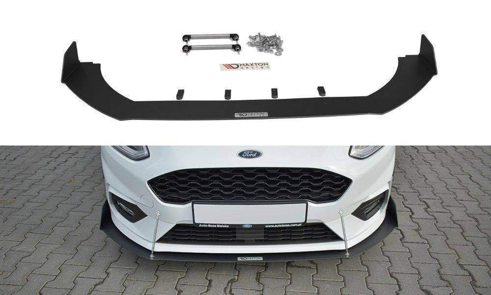 Maxton Design - Front Racing Splitter V.1 Ford Fiesta ST / ST-Line MK8 ...