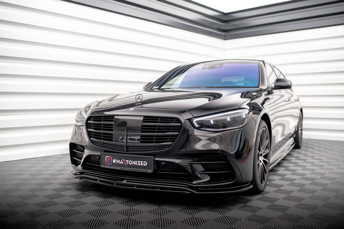 Maxton Design - Front Splitter Mercedes Benz S-Class AMG-Line W223 ...