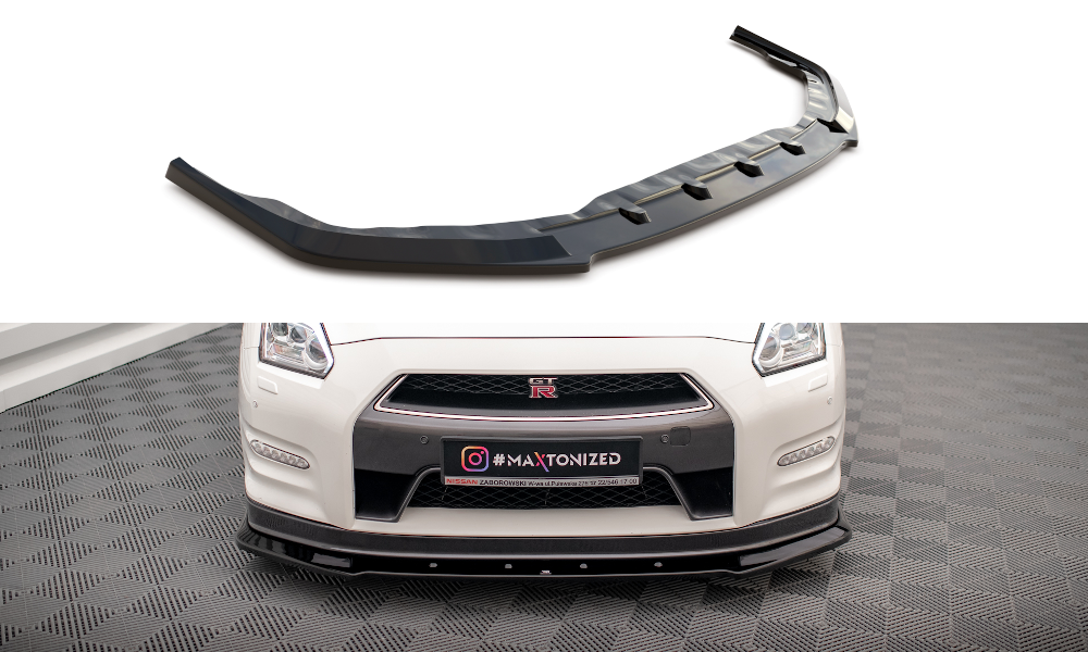 Maxton Design - Front Splitter Nissan GTR R35 Facelift | Royal Body Kits
