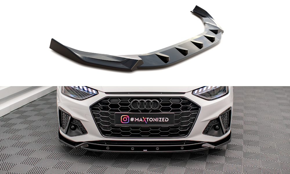 Maxton Design - Front Splitter V.1 Audi A4 S-Line / S4 B9 Facelift ...