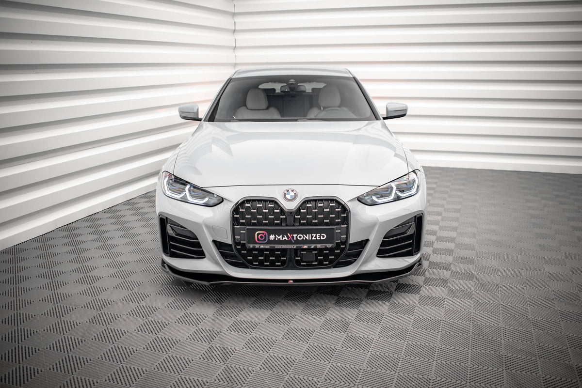 Maxton Design - Front Splitter V.1 BMW Series 4 / i4 Gran Coupe M-Pack ...