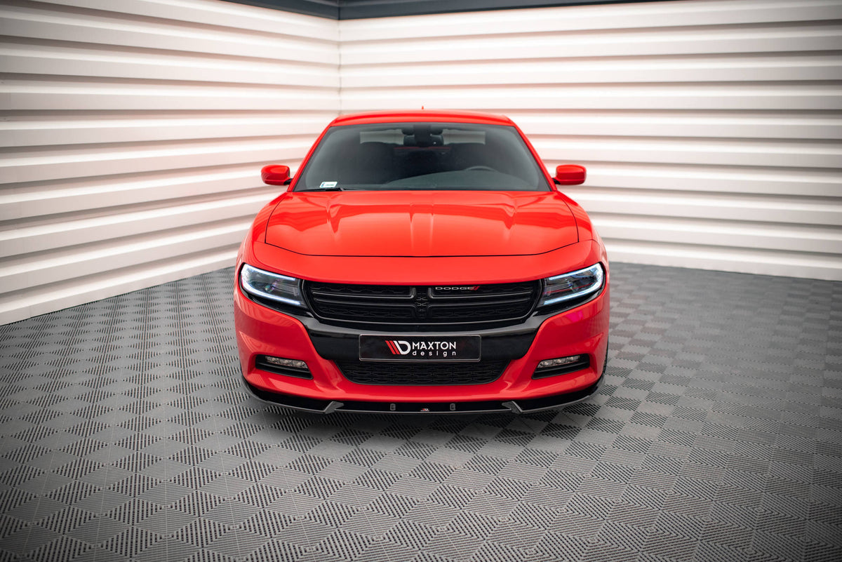 Maxton Design - Front Splitter V.1 Dodge Charger RT MK7 Facelift ...