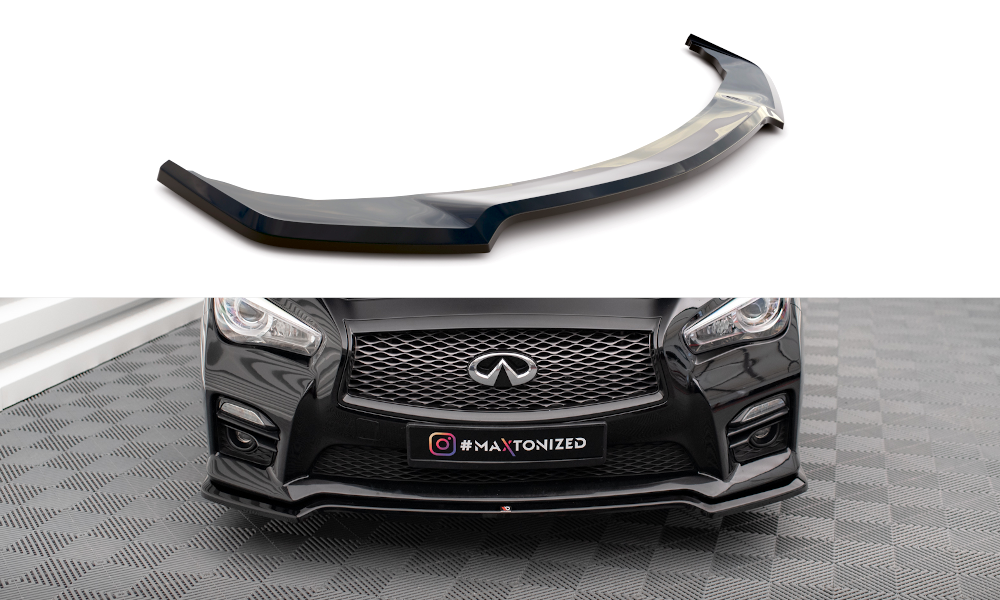 Maxton Design - Front Splitter V.1 Infiniti Q50 S MK1 | Royal Body Kits