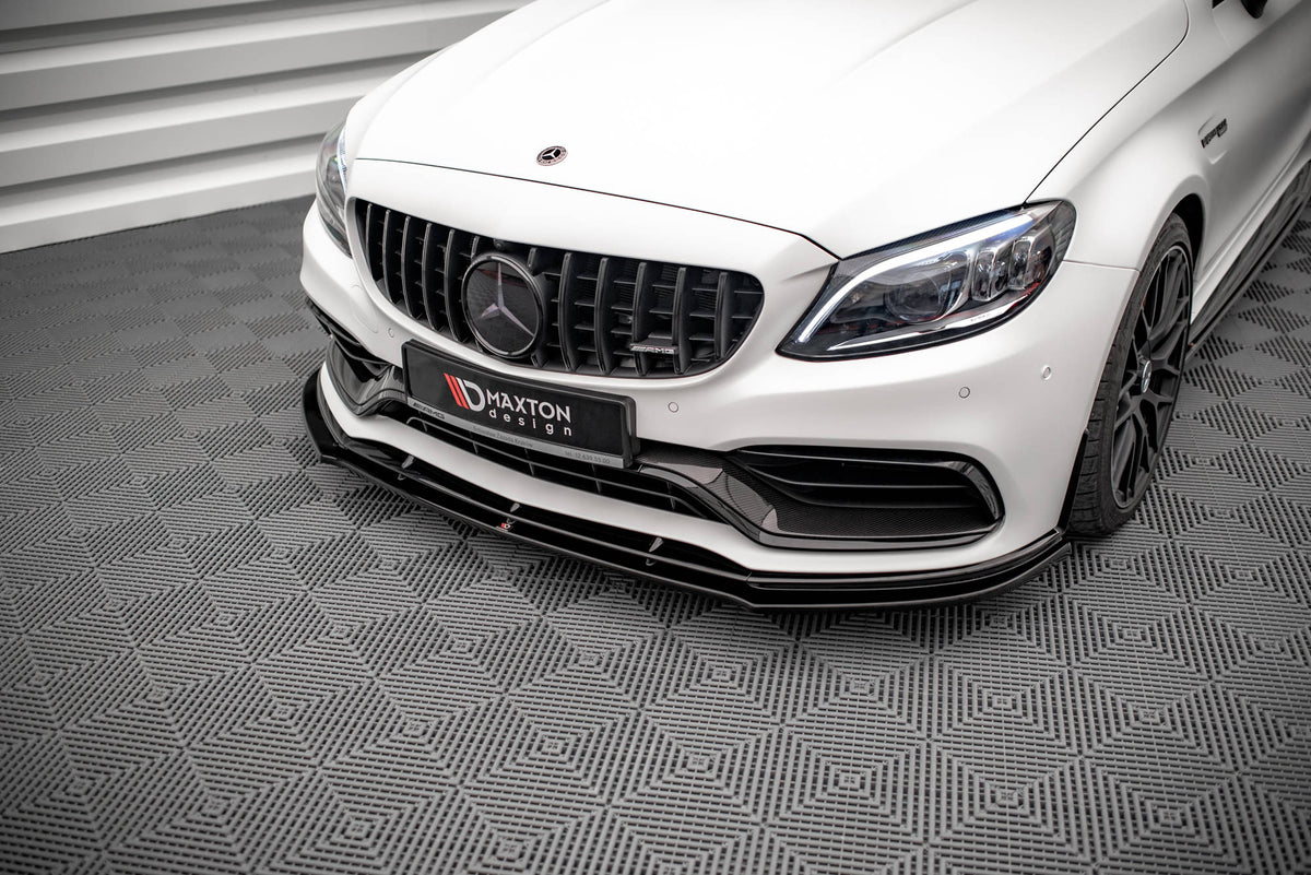 Maxton Design - Front Splitter V.1 Mercedes Benz C63 AMG Coupe C205 ...