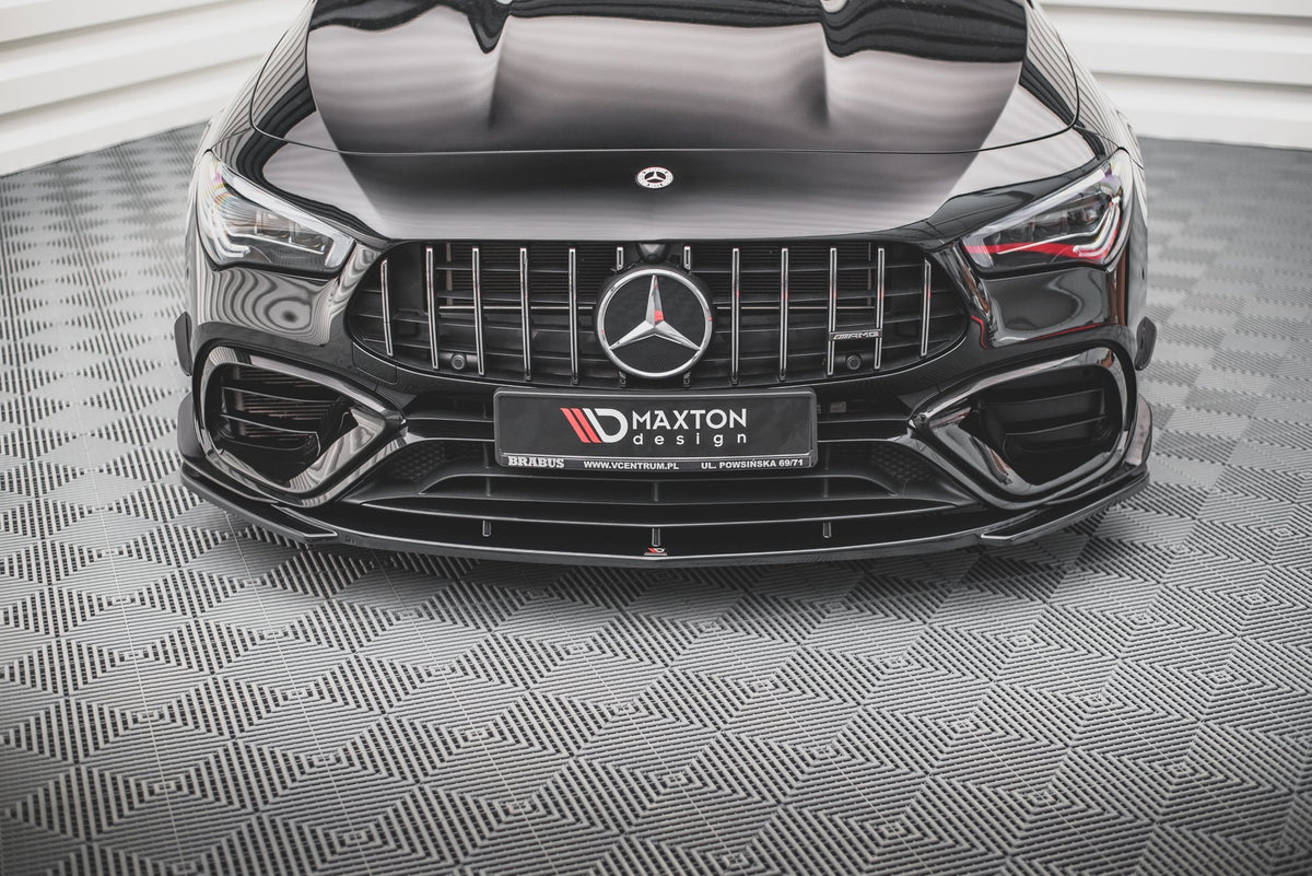 Maxton Design - Front Splitter V.1 Mercedes Benz CLA 45 AMG Aero C118 ...