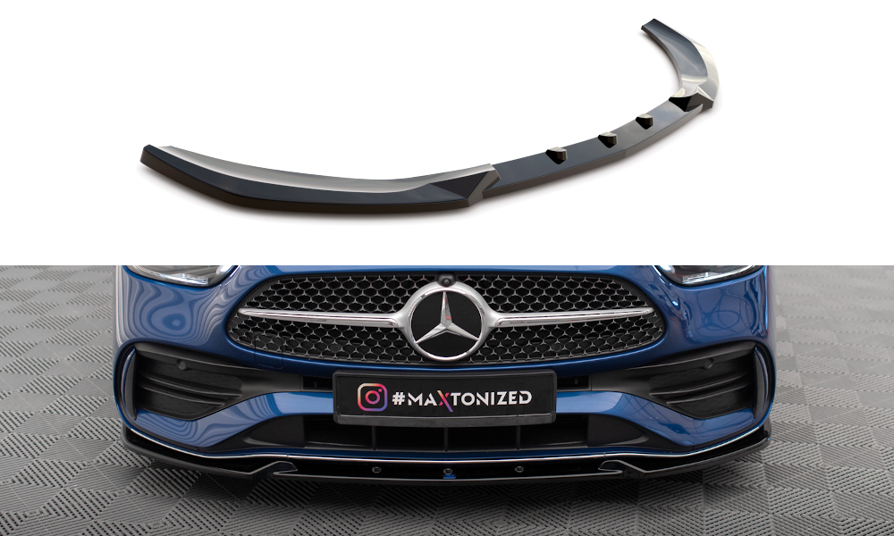 Maxton Design - Front Splitter V.1 Mercedes Benz C-Class AMG-Line / C43 ...