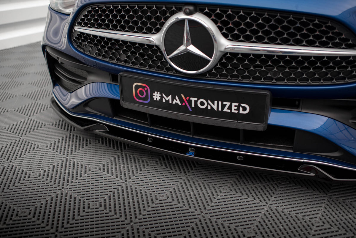 Maxton Design - Front Splitter V.1 Mercedes Benz C-Class AMG-Line / C43 ...
