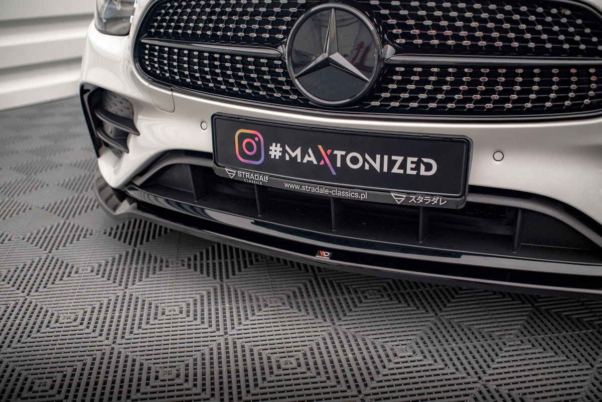 Maxton Design - Front Splitter V.1 Mercedes Benz E-Class AMG-Line W213 ...