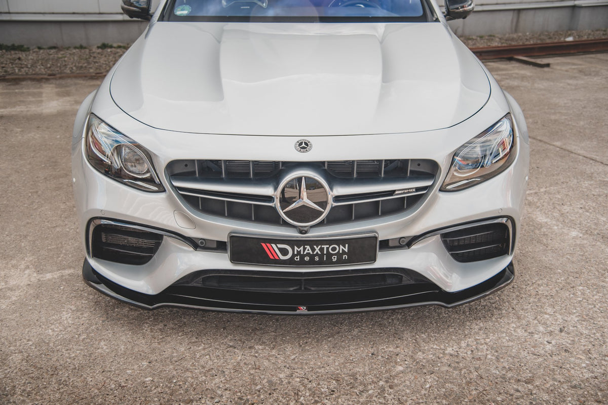 Maxton Design - Front Splitter V.1 Mercedes Benz E63 AMG Estate/Sedan ...