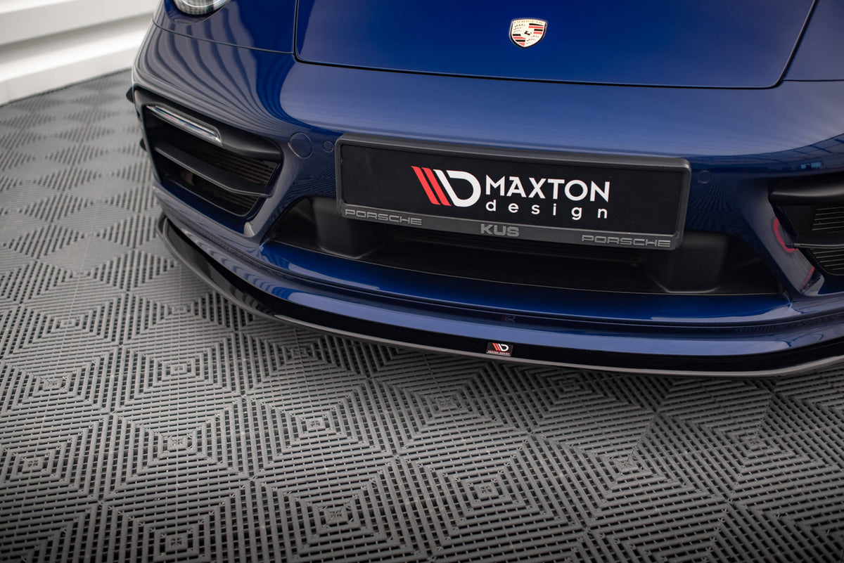 Maxton Design - Front Splitter V.1 Porsche 911 Carrera with Sport ...