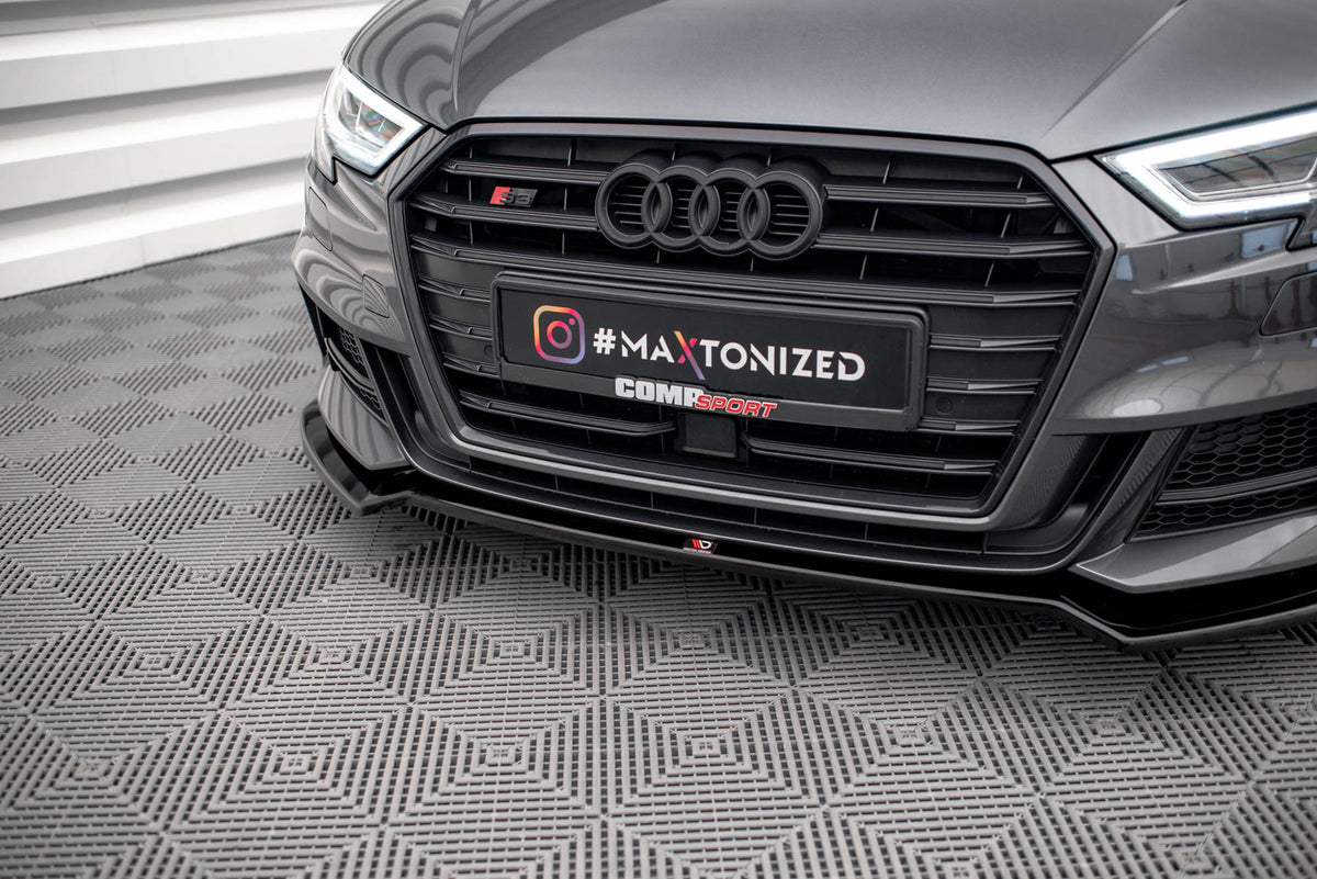 Maxton Design - Front Splitter V.2 Audi S3 Sportback 8V Facelift ...