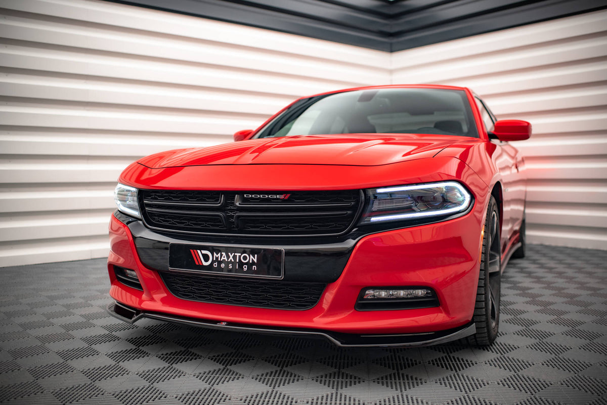 Maxton Design - Front Splitter V.2 Dodge Charger RT MK7 Facelift ...